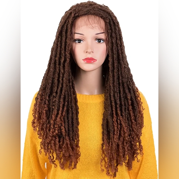 Noble | Hair | Lace Front Synthetic Dread Locs Wigs 24 Inch Synthetic ...